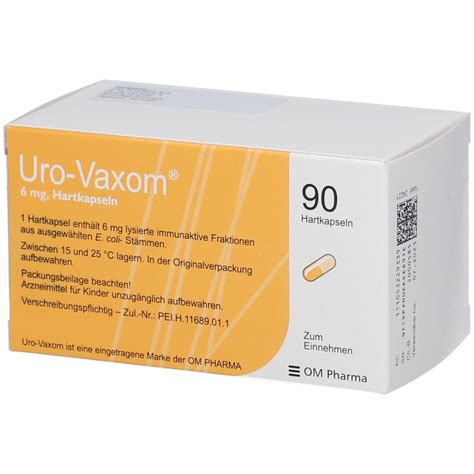 Uro Vaxom 6 Mg 90 St Shop