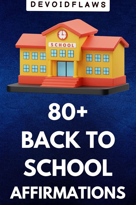 80 Back To School Affirmations
