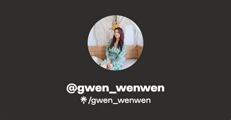 Gwenwenwen Tiktok Linktree Gwenwenwen Tiktok Linktree