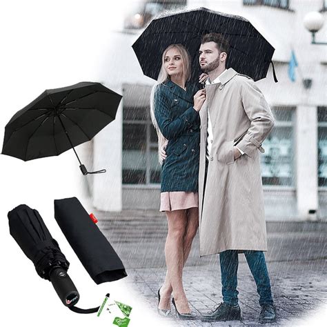 Repel Windproof Travel Automatic Umbrella With Teflon Coating Wish