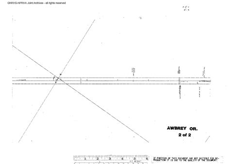 Plat Map Of Oregon Electric Railroad Facilities At Awbrey Oregon 1913