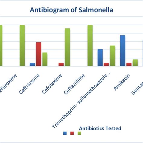 The Antibiogram Distribution Of Download Scientific Diagram