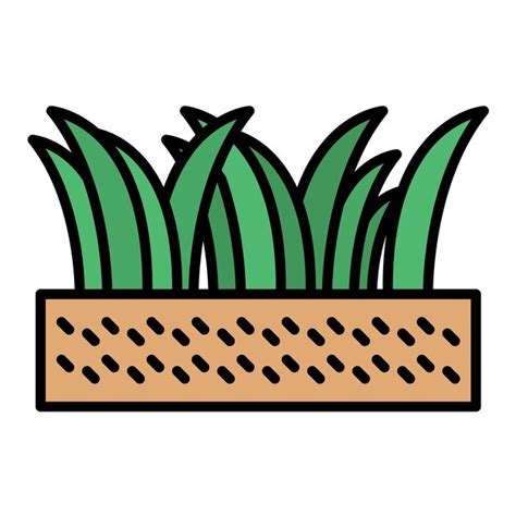 Premium Vector Grass Flat Illustration