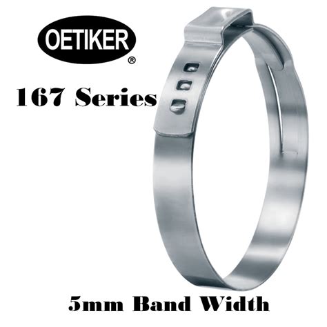 Oetiker® 167 Stepless Clamps 5mm Band Width Advanced Technology Products