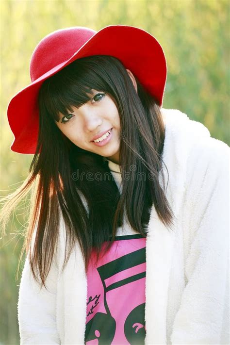 Asian Girl Next Door Stock Image Image Of Enjoy Happy 21473535