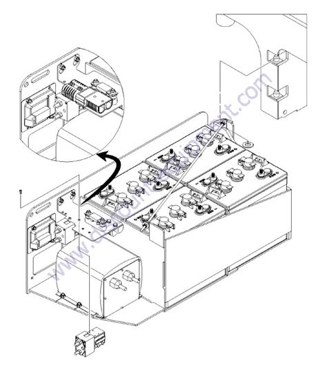 Genie Scissor Lift Battery Layout 105953gt Battery Cable Assembly
