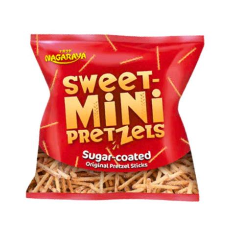 Nagaraya Sweet Mini Pretzels Sugar Coated 30g