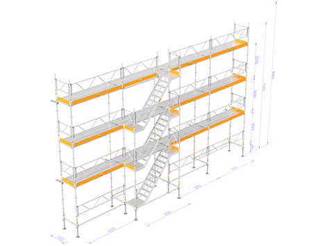 Scaffolding Nolimit Modular 12×8 M With Stairs Modular Scaffold No Limit™ Scaffold