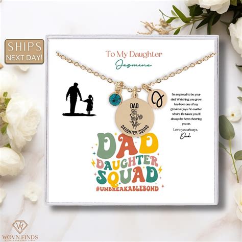Father Daughter Jewelry Etsy