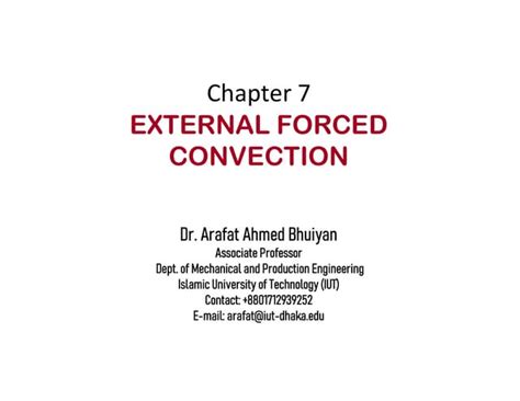Chapter 7 External Forced Convection Pdf