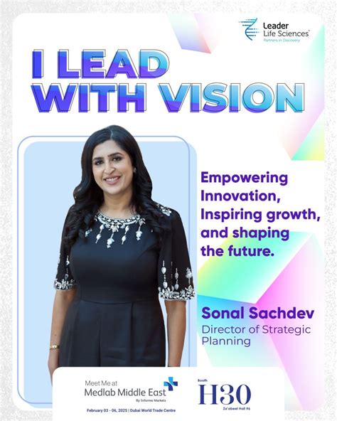 Medlab Medlab2025 Medlabmiddleeast2025 Sonal Sachdev