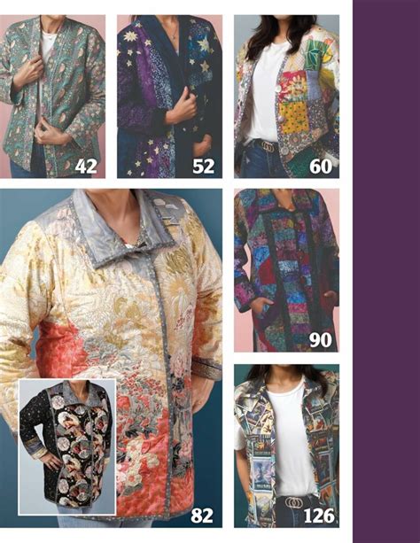 Sewing Quilted Patchwork Jackets Fit For Art Patterns