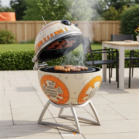Star Wars Themed Bbq Grill Light Up Your Backyard With Galactic
