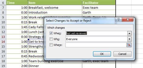 Excel Reviewing And Sharing Workbooks