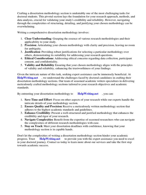 dissertation methodology sections pdf methodology quantitative