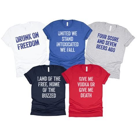 Fourth Of July Matching Drinking Shirts Funny 4th Of July Shirts For