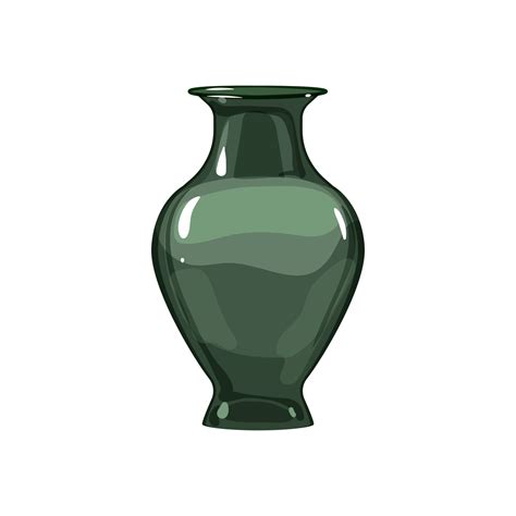 Art Antique Vase Cartoon Vector Illustration 21161580 Vector Art At