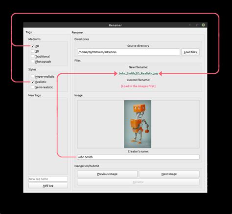 Image Rename Tool With Tags And Image Preview Python Support Blender Artists Community