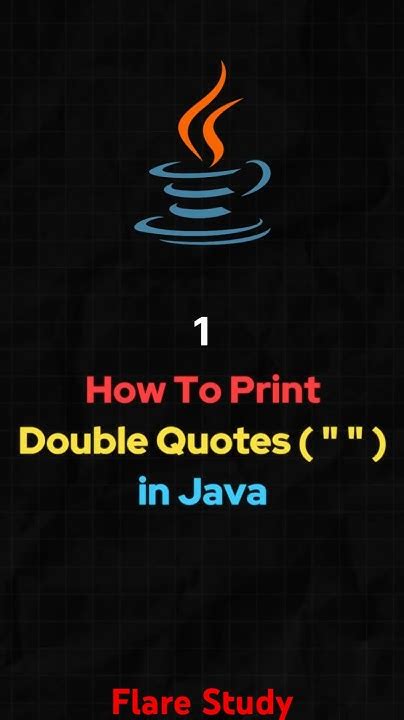 Print Double Quotes In Java Java Coding Programming Viralvideo Shorts Shorst Ytshorts Yt