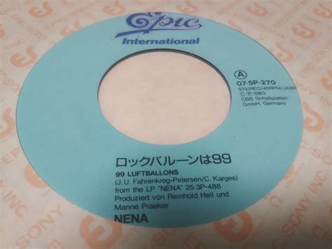 Yahoo オークション 【epレコード】 ロックバルーンは99 Nena ネーナ
