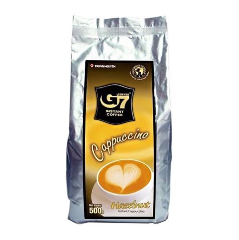 Кофе 3в1 Капучино Лесной орех G7 TRUNG NGUYEN Cappuccino Hazelnut, 500г ...
