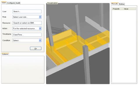 Browser Based User Interface For Access Control Administration With 3d