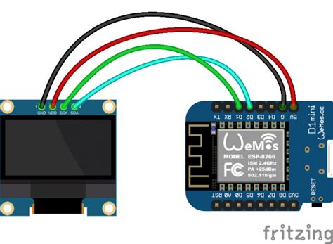 Ssd1306 Oled Mit Einem Wemo Betreiben Towilab