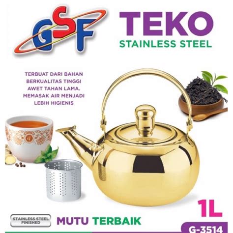 Jual Teko Stainless Steel Teko Air Panas Dingin Gsf 3514 Jug Pitcher