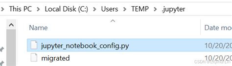 如何修改jupyter Notebook的工作目录以及配置文件 Jupyternotebookconfig中的密码如何修改jupyter Notebook工作路径 Csdn博客