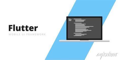 Learn To Code Flutter Mobile Ui Framework With Script Code On Pinturas