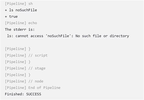 Return Stdout Stderr And Status From Jenkins Sh Script Baeldung On Ops