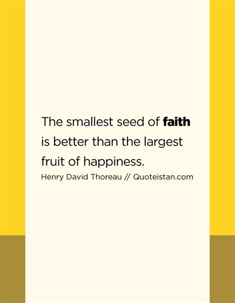 Faith Quotes The Smallest Seed Of Faith