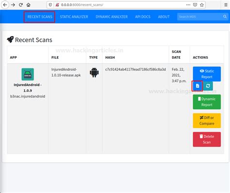 Android Pentest Automated Analysis Using Mobsf Hacking Articles