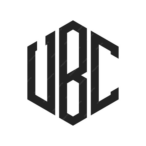 Premium Vector Ubc Logo Design Initial Letter Ubc Monogram Logo Using Hexagon Shape