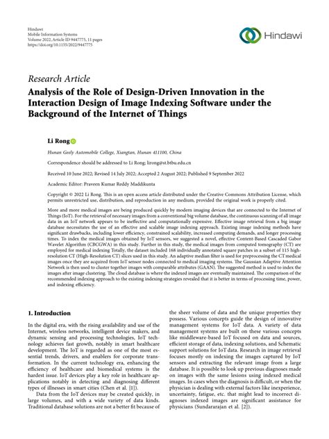 Pdf Analysis Of The Role Of Design Driven Innovation In The