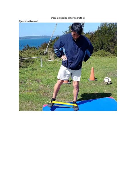 Ejercicios Para El Pase De Borde Externo Futbol Pdf