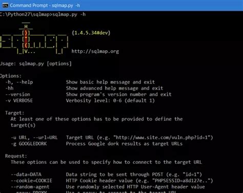 Cài đặt SQLMap để khai thác lỗ hổng SQL Injection trên Windows CRF Blogger