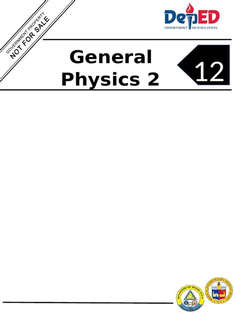 Gen Phy 2 12 Q3 Slm5 For Online Pdf Capacitor Capacitance