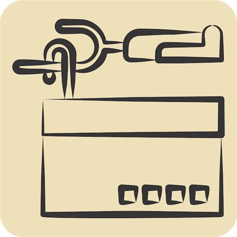 Premium Vector Icon Thread Picker Related To Sewing Symbol Hand Drawn Style Simple Design