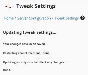How To Set The Disk Usage Warn Percentage In WHM WHUK