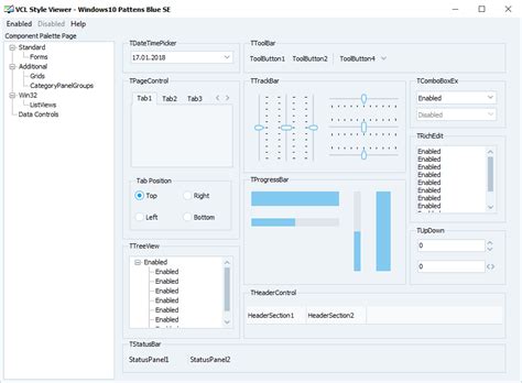 Delphistyles Vcl Style Win10modernpattensblue Delphistyles Vcl Style Win10modernpattensblue
