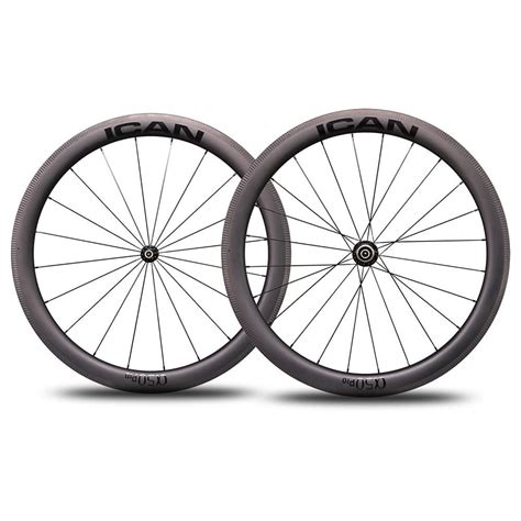 50 mm diepte 700C Carbon racewielen Alpha 50 – ICAN Cycling