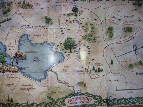 Hobbiton New Zealand Map Hobbiton New Zealand Map Hxdz