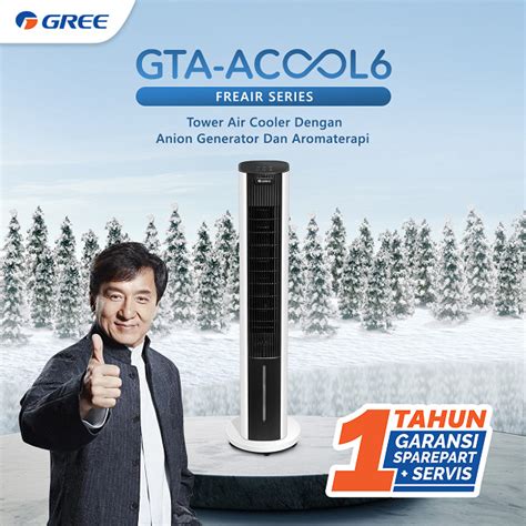 Harga Jual Gree Gta Acool6 Tower Air Cooler Penyejuk Ruangan Selkaid