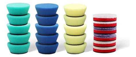 Conjunto De Almofadas De Polimento Spta Mini 21 Peças De Esp Frete Grátis