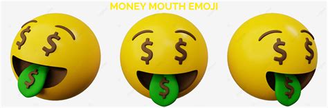 Money Mouth Face Emoji Clipart