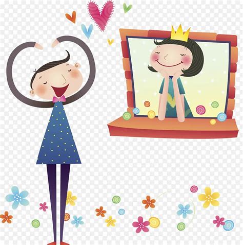 手绘男孩女孩png图片素材下载 图片编号9866092 Png素材网