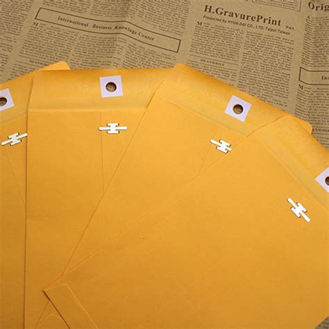 Yellow Kraft Clasp Envelope Display Box Clasp Envelope And Kraft Clasp Envelope