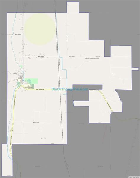 Map Of Dayton City Idaho Thong Thai Real