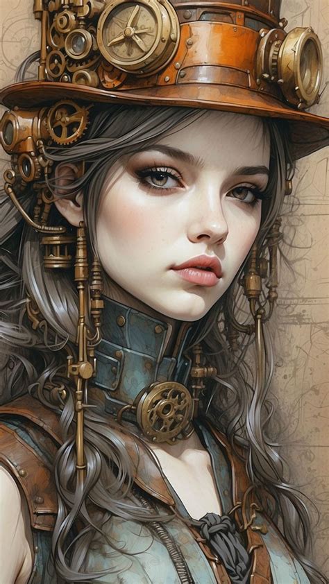 Steampunk Girl Art Wallpapers